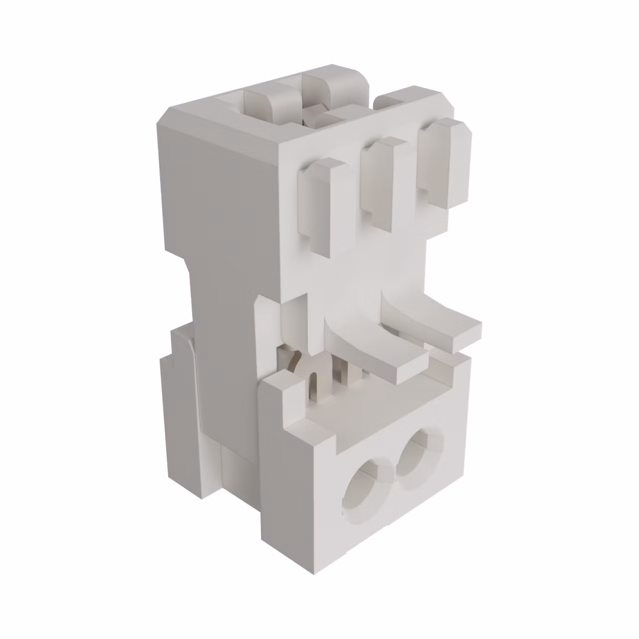 Appli-Mate RAST 2.5 Female Connector, 2.50mm Pitch, 2 Circuits, All Position Keys, 1 Closed and 1 Open Endwall for sale
