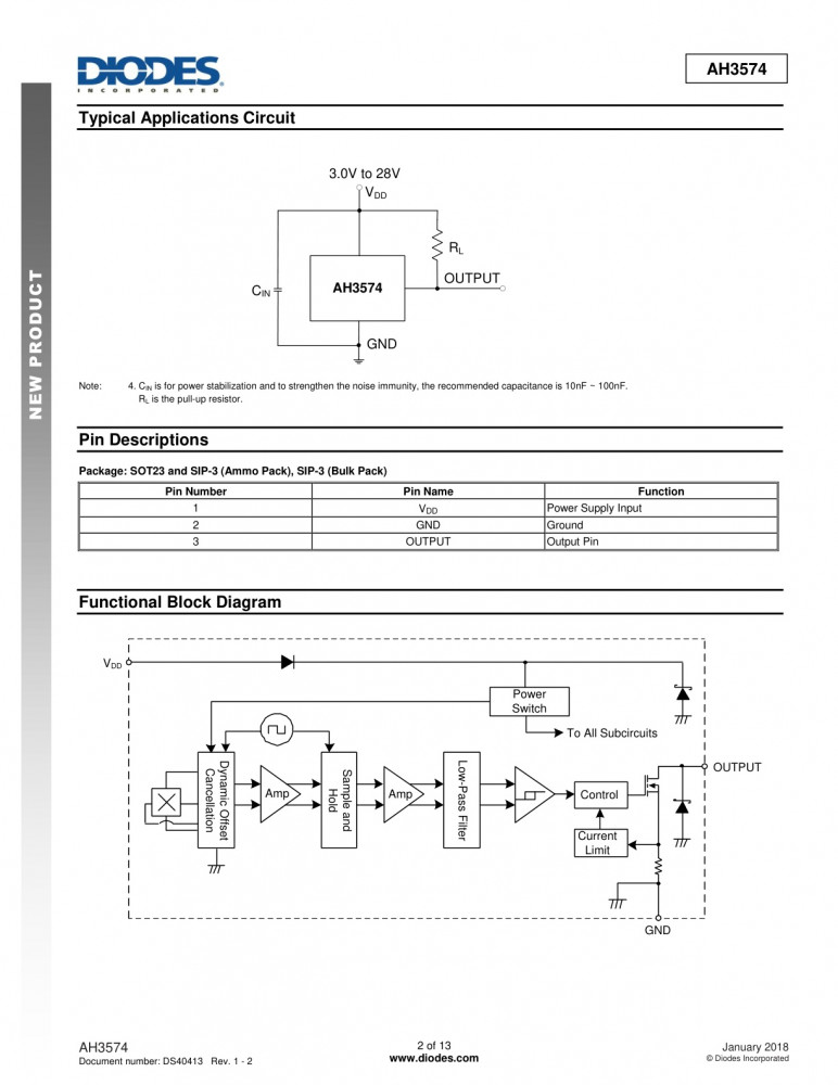 AH3574-P-B datasheet page 2