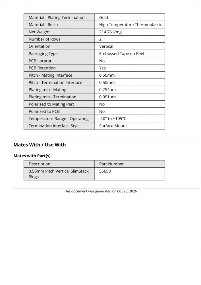 MOLEX 543630689 product document image, page 3