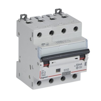 RCBO 1P+N 32A 230V~ - 10kA breaking capacity - 30mA AC type earth leakage - Neutral right-hand, C curve