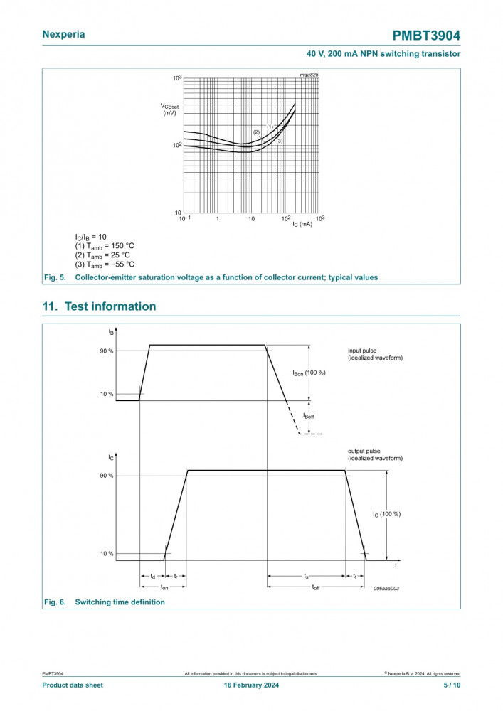 PMBT3904 datasheet page 5