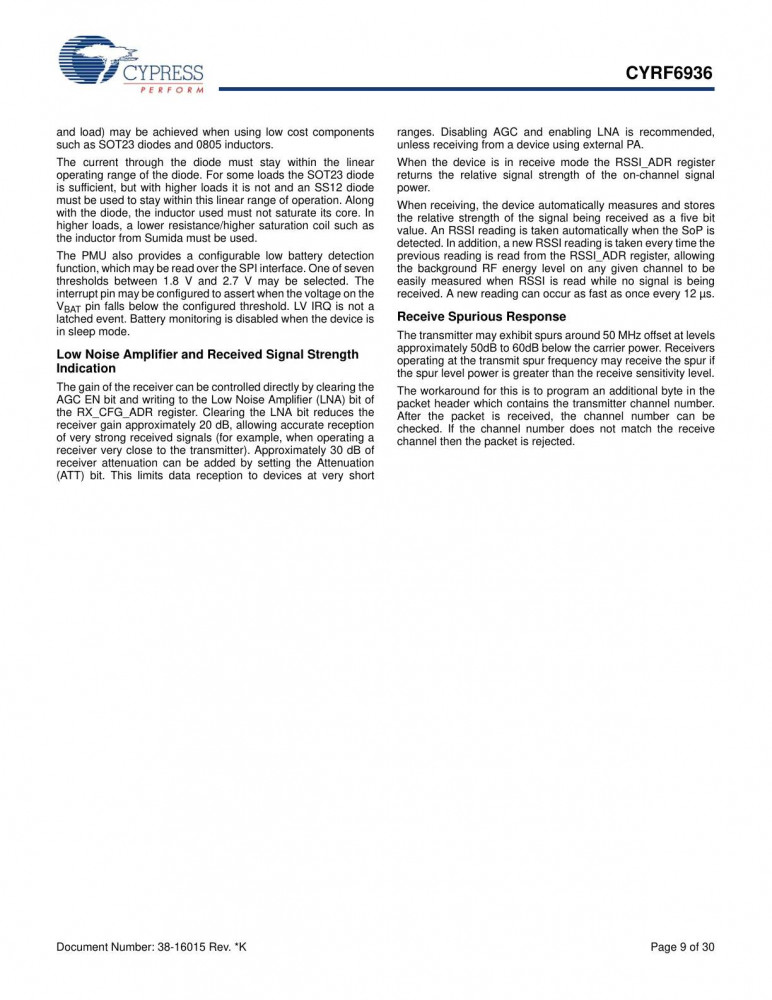 CY8CTMA340-48LQI-09KG document page 9