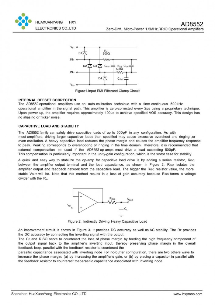 AD8552-HXY datasheet page 8