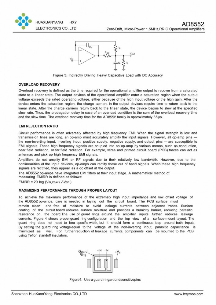 AD8552-HXY datasheet page 9