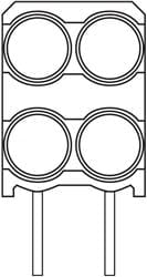 Dialight 569-0103-333 Discrete LED Indicator for sale