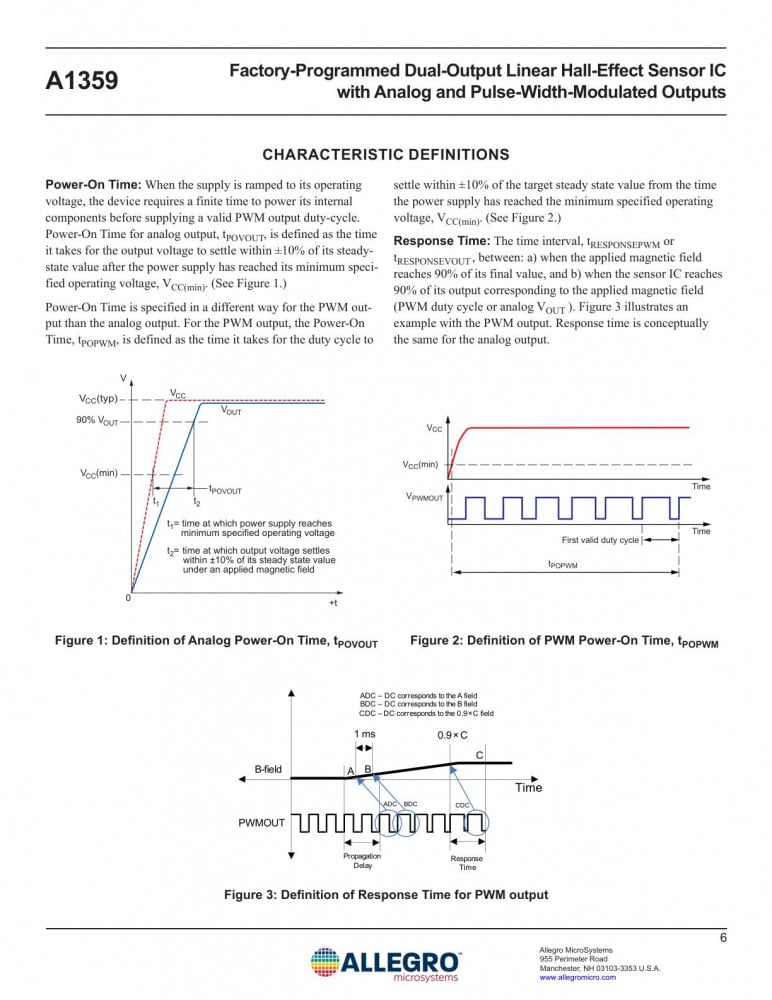 A1359 datasheet page 6