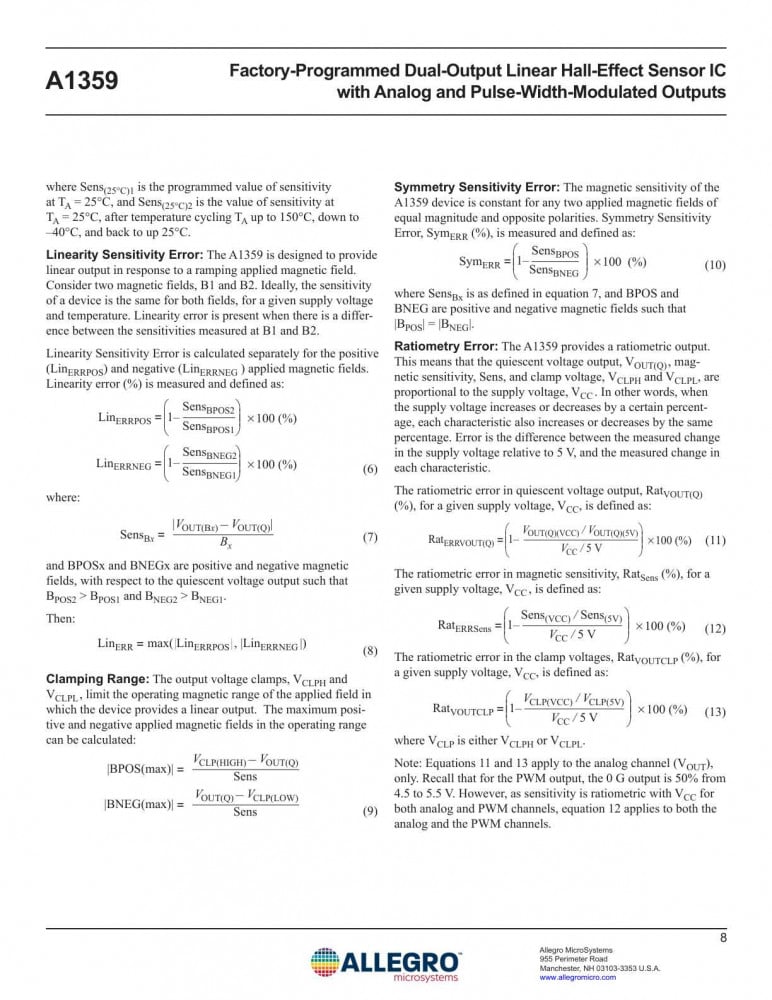 A1359 datasheet page 8