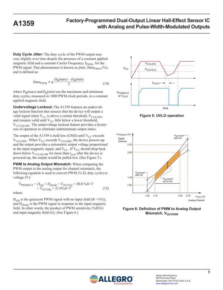 A1359 datasheet page 9