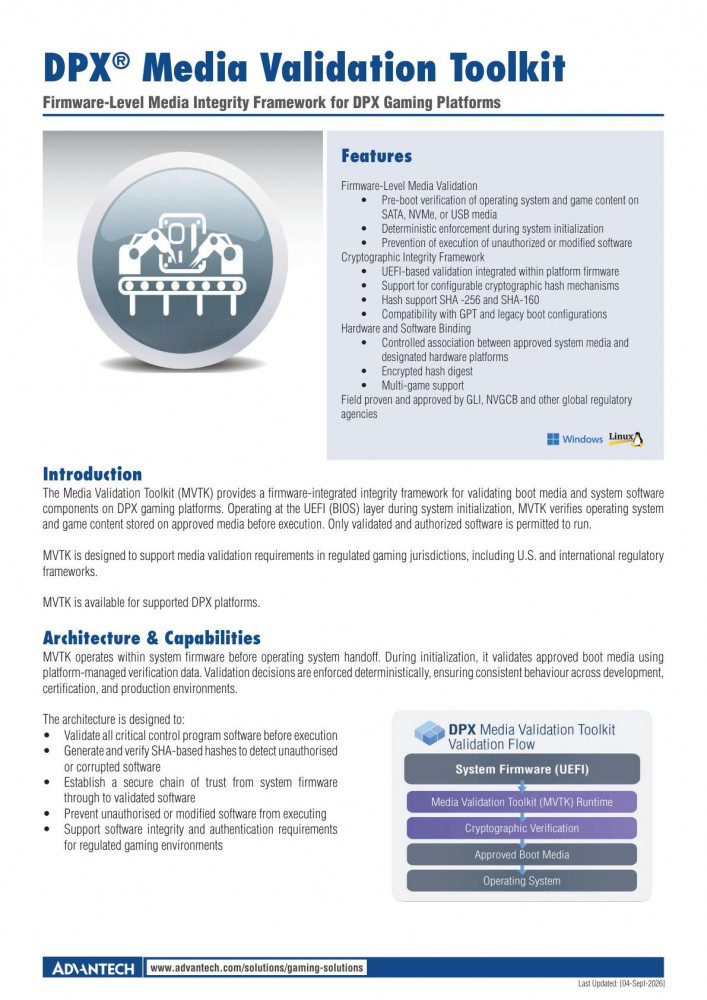 DPX Media Validation Toolkit document page 1