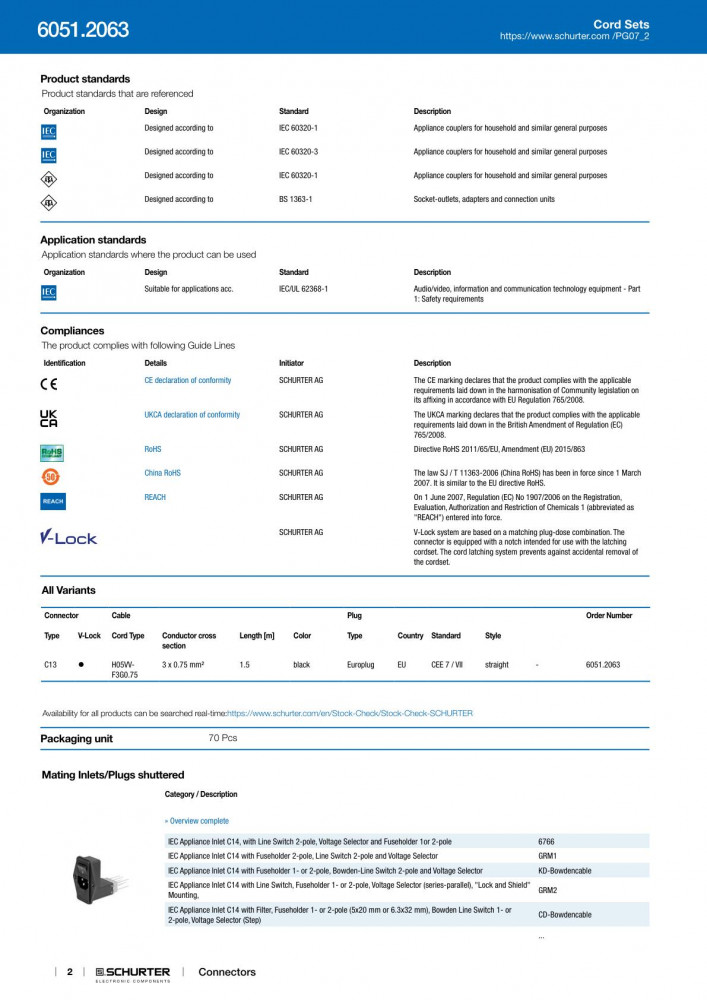 SCHURTER 6051.2063 document page 2