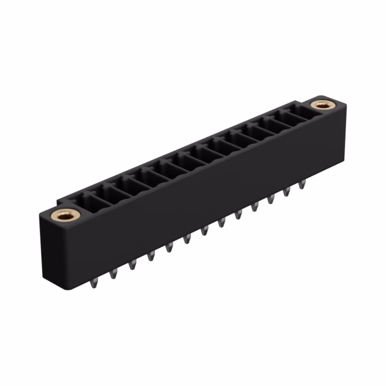3.50mm Pitch Eurostyle Vertical PCB Header, with Threaded Retention Inserts, 13 Circuits for sale
