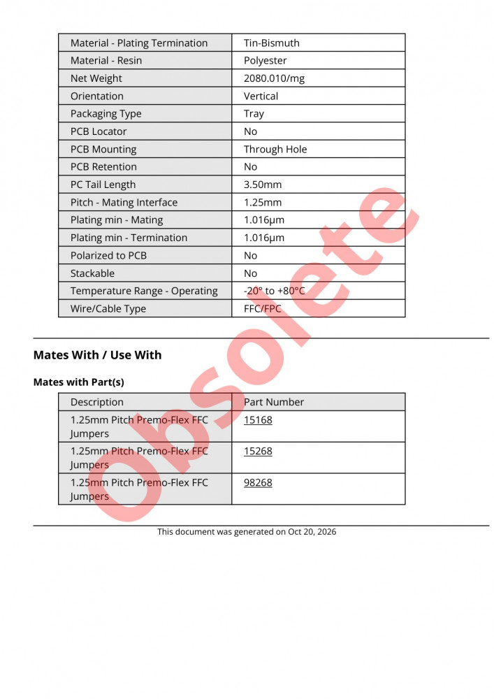 MOLEX 39532247 technical document page 3