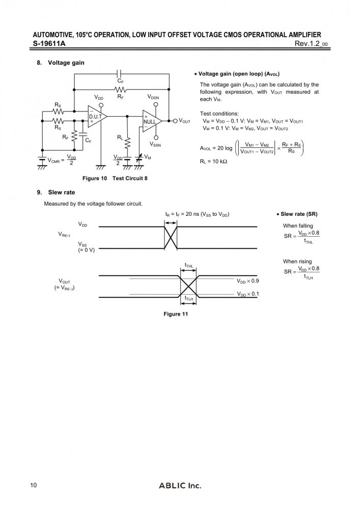 ABLIC S-19611AB datasheet page 10