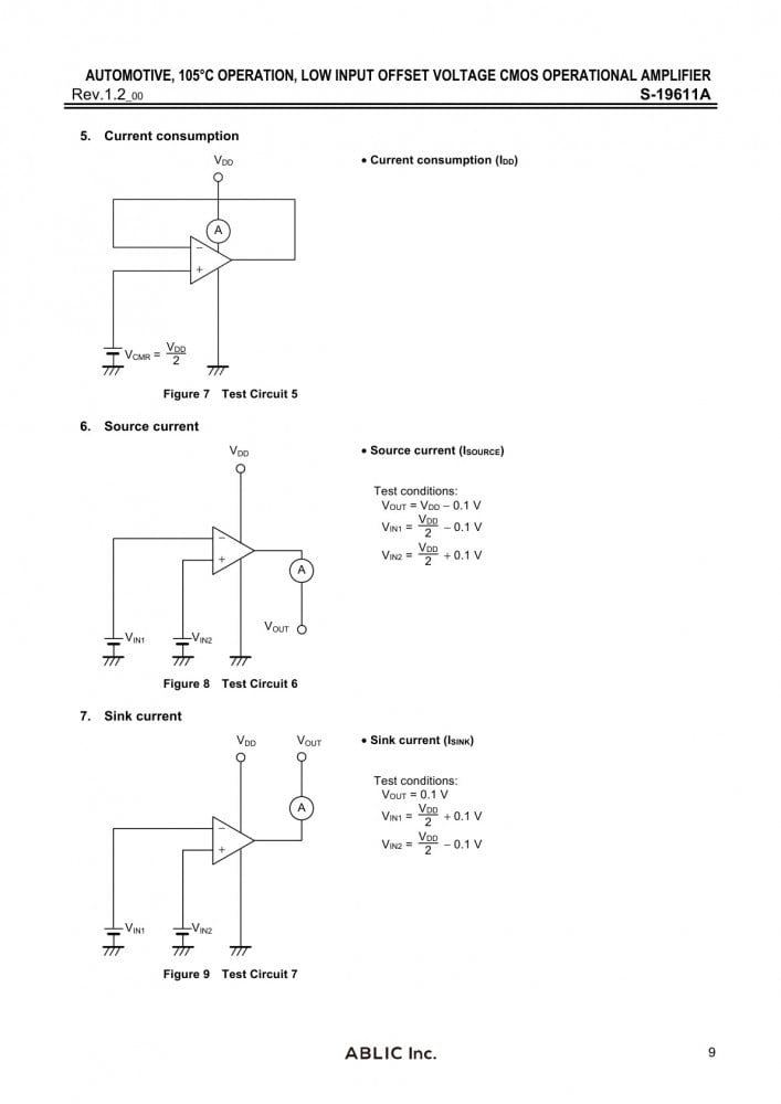 ABLIC S-19611AB datasheet page 9