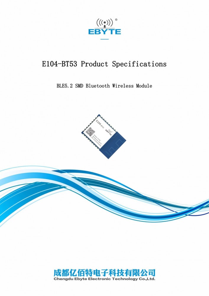 E104-BT53A3 datasheet page 1