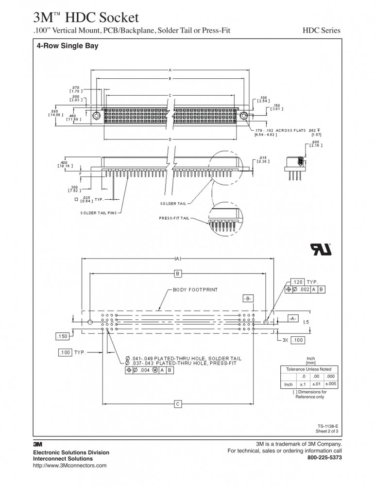3M HDC-R200-41S1-HM technical document page 2