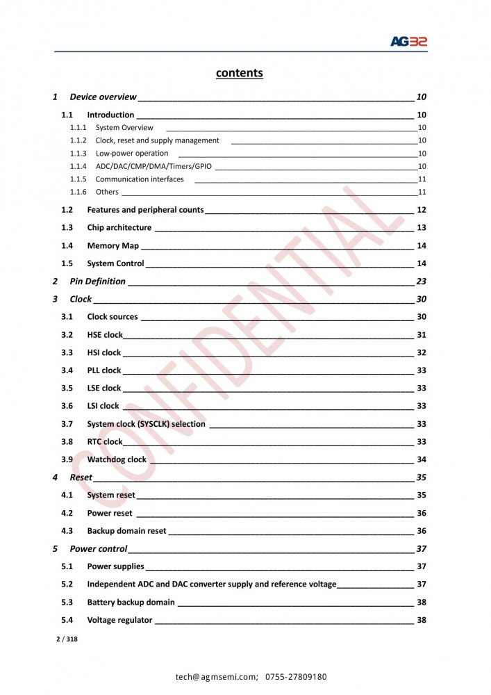 AG32 reference manual preview, page 2