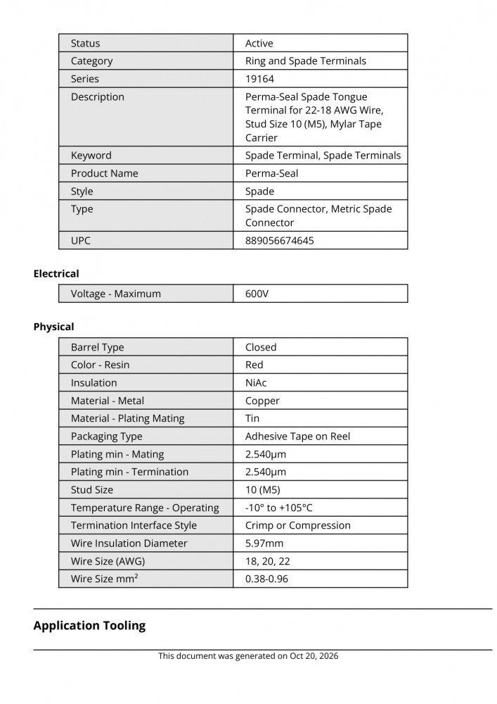 Product document image 2 for MOLEX 191641157