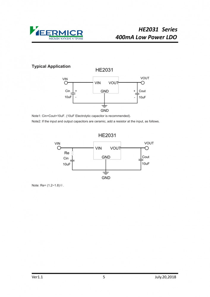 HE2031 datasheet page 5