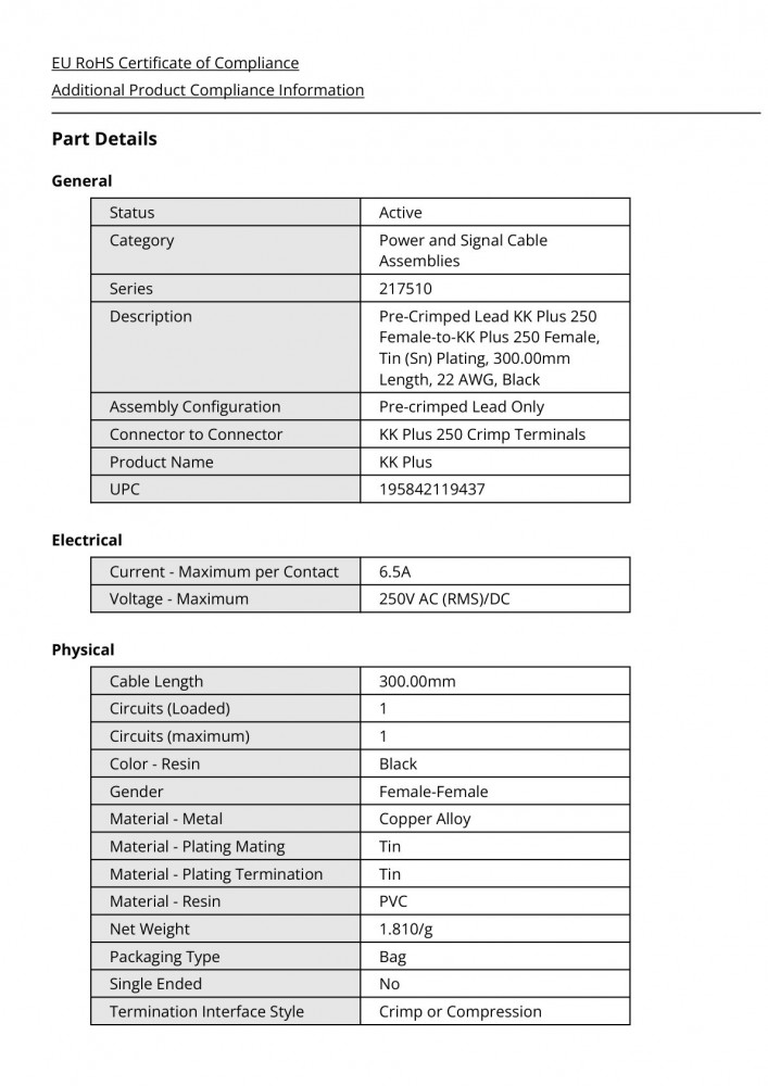 MOLEX 2175101124 drawing page 2