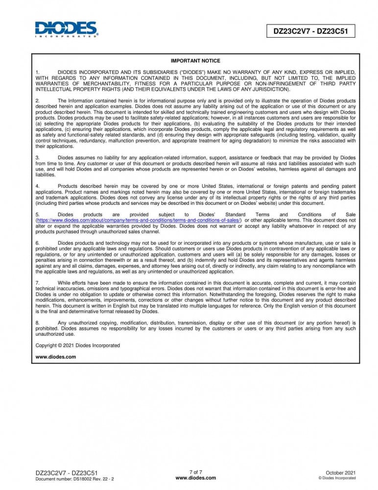 DZ23C15Q-7-F datasheet page 7