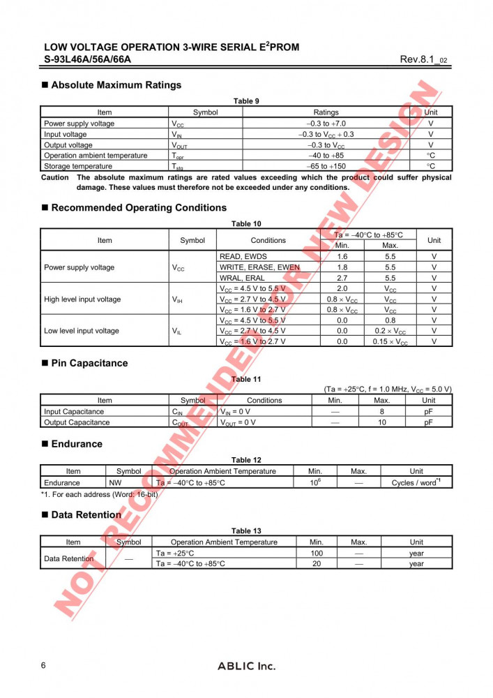 S-93L66A datasheet page 6