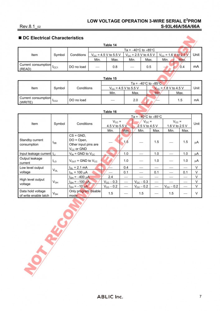 S-93L66A datasheet page 7