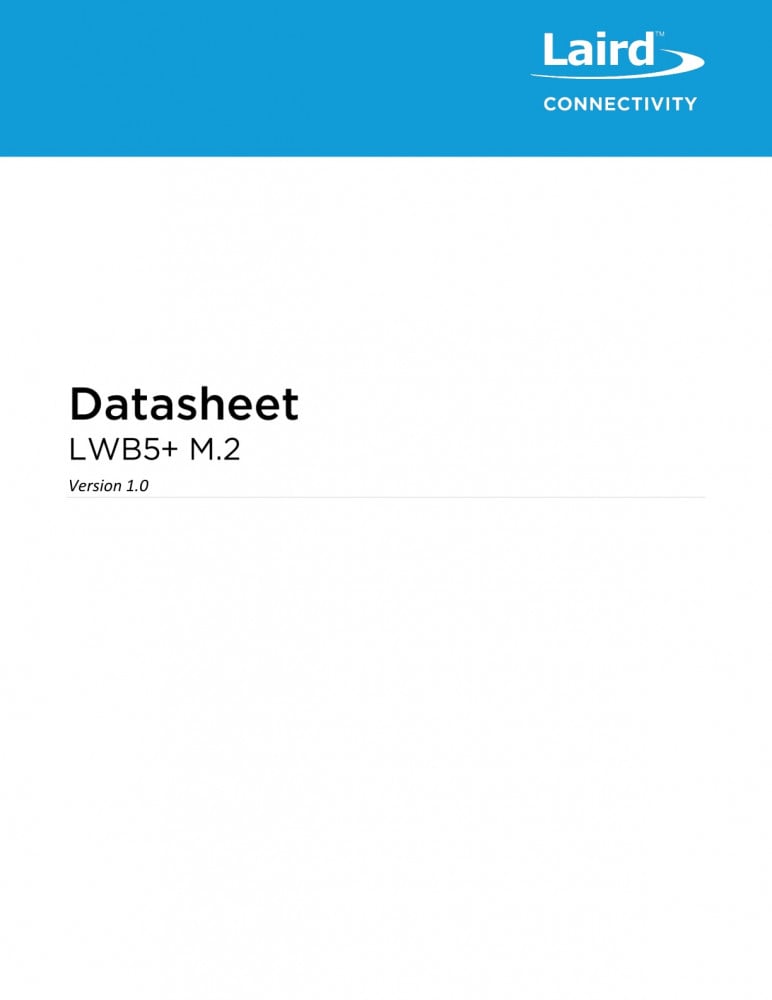 Laird 453-00049 datasheet page 1
