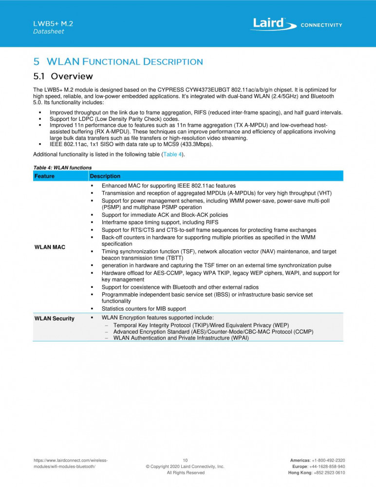 Laird 453-00049 datasheet page 10
