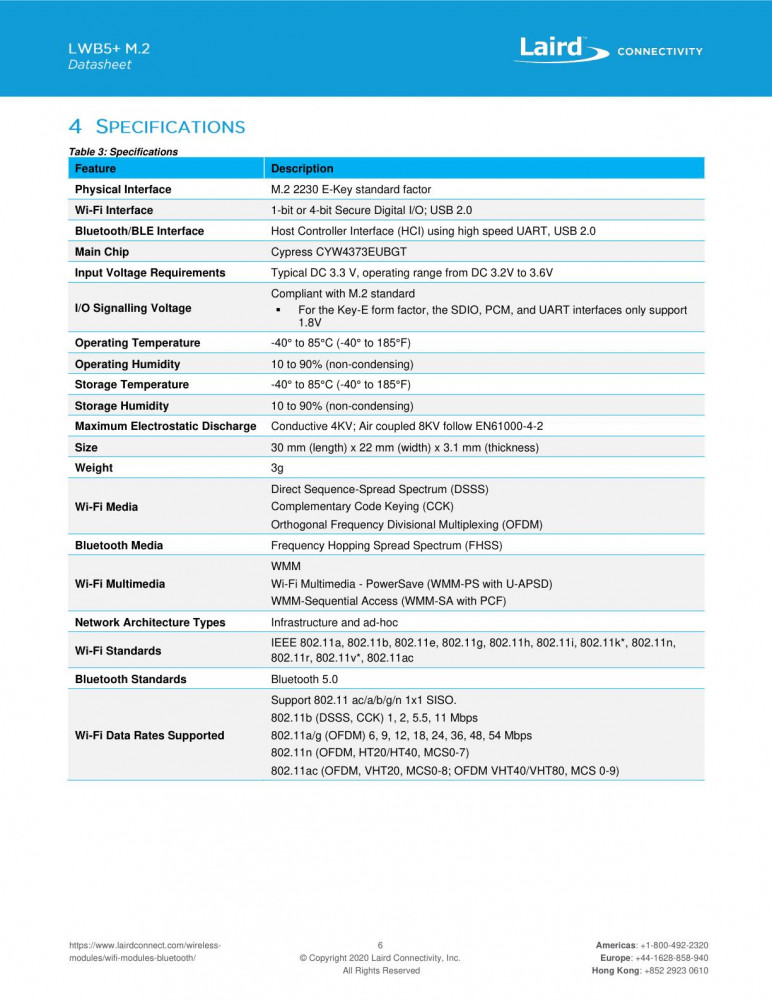 Laird 453-00049 datasheet page 6