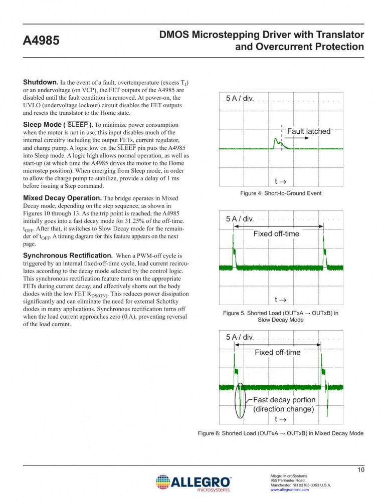 A4985 datasheet page 10