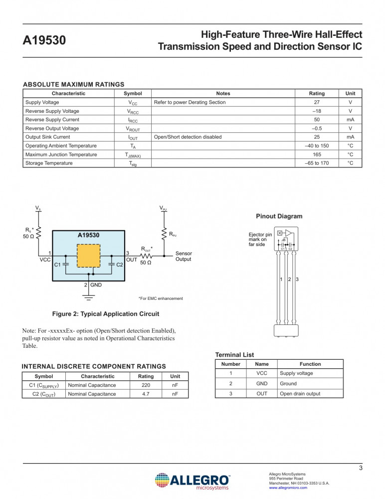 A19530 datasheet page 3
