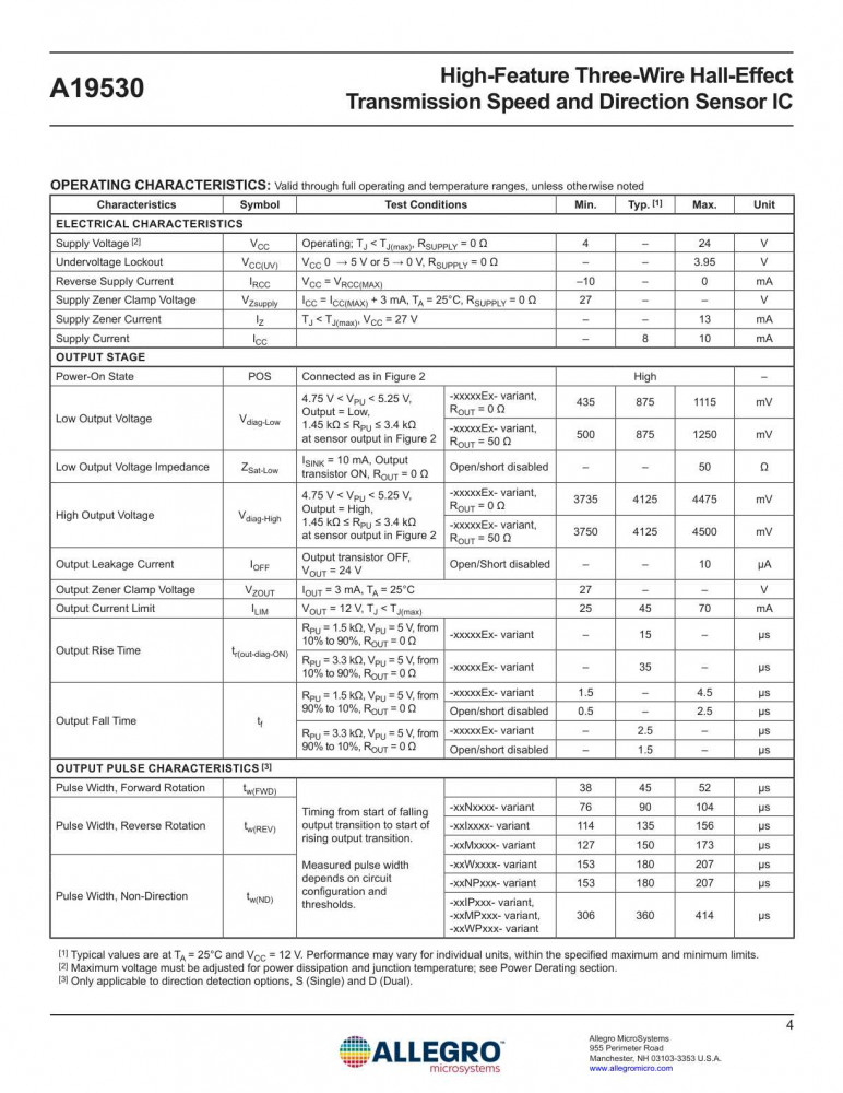 A19530 datasheet page 4