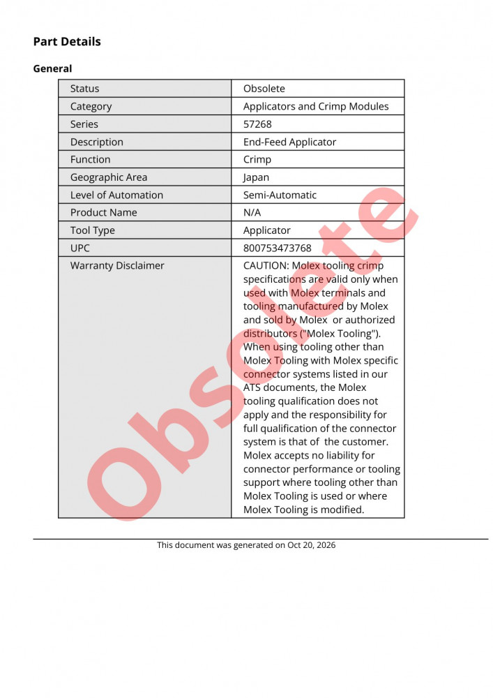 Tooling document preview, page 2