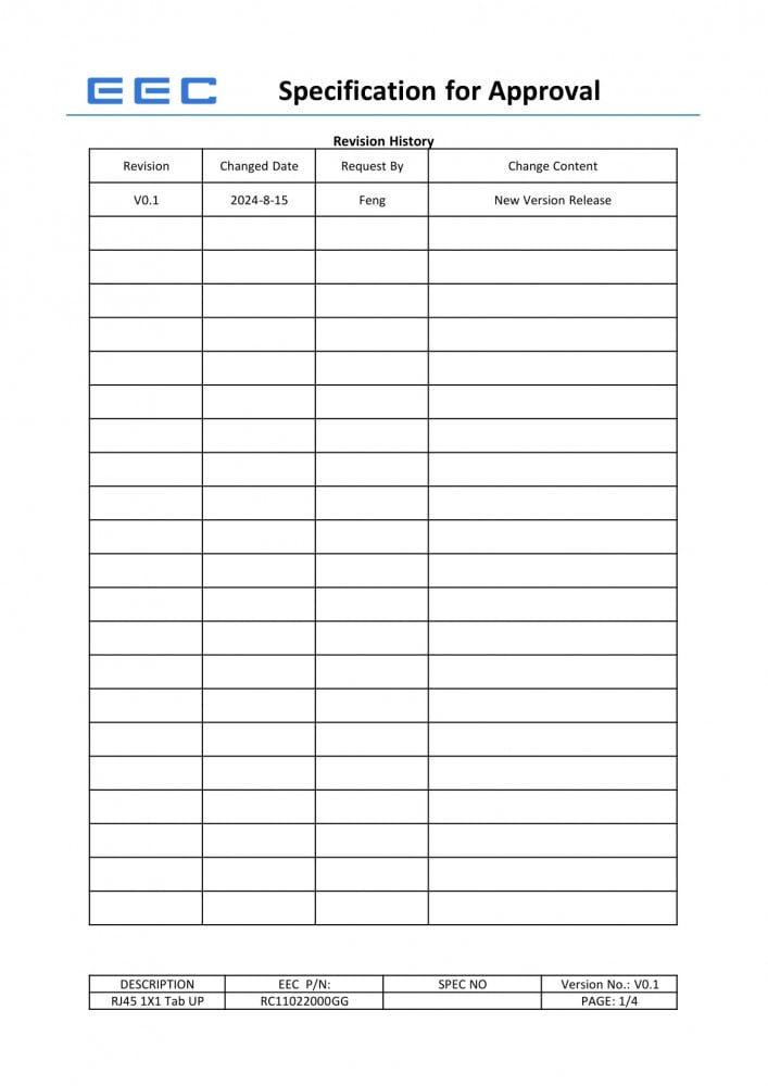 RC11022000GG mechanical specification page