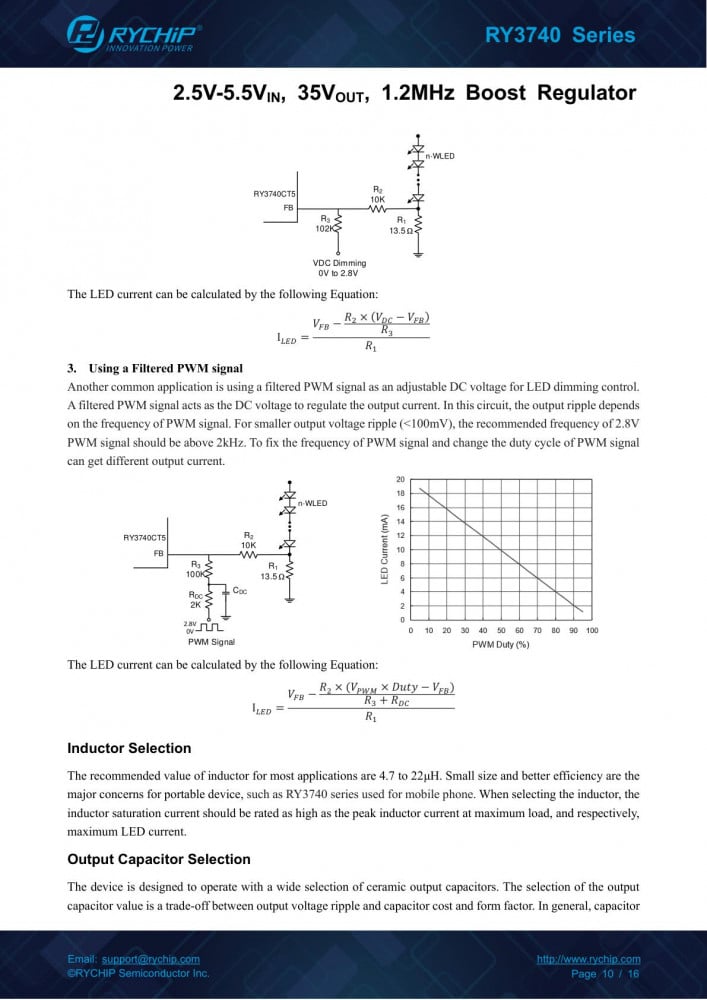RY3740 datasheet page 10
