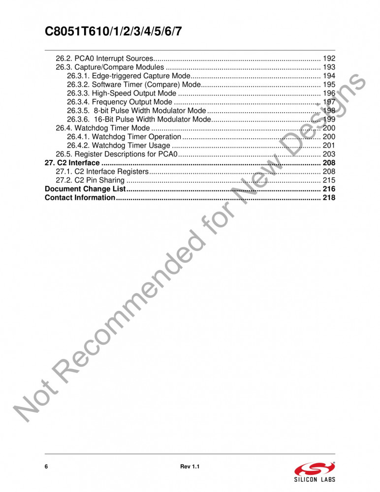 C8051T610 technical document page 6