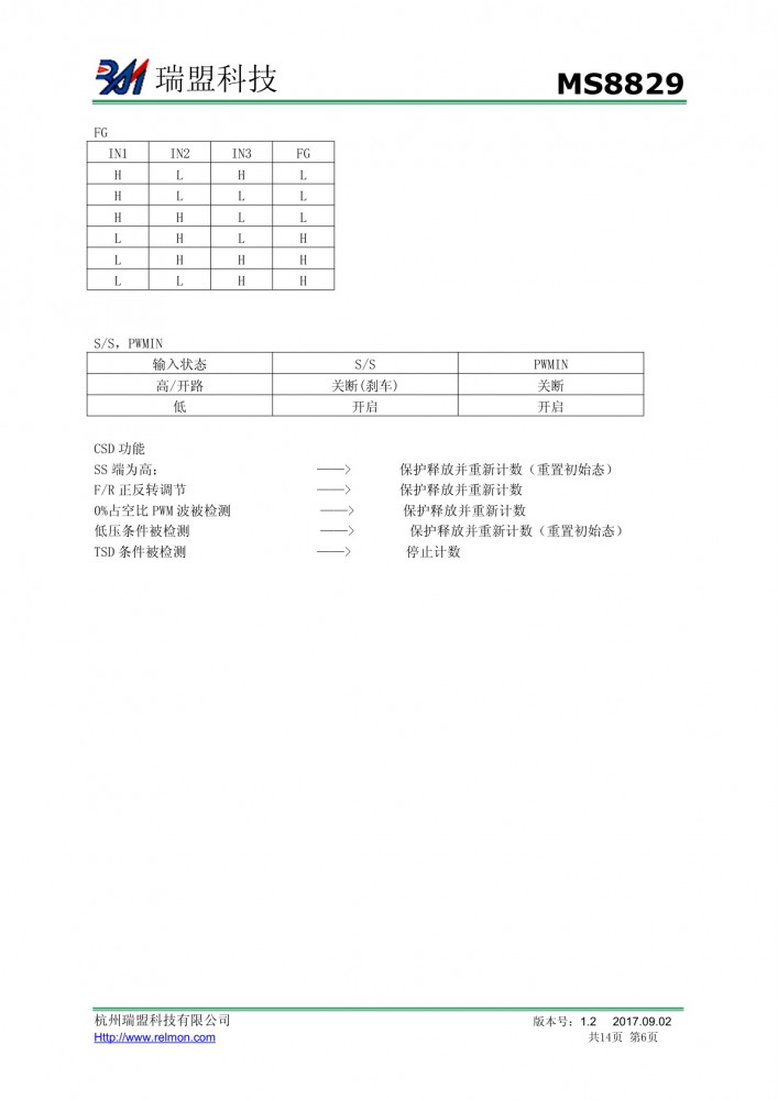 MS8829 technical document page 6