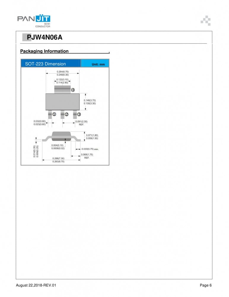 PJW4N06A datasheet page 6