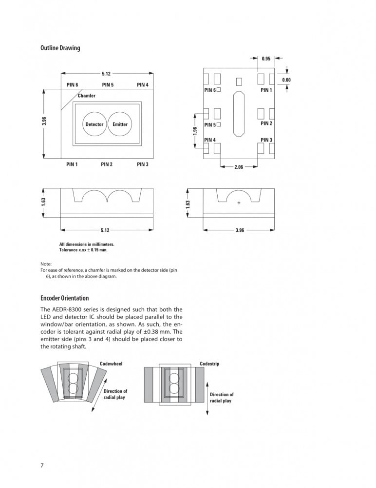 AEDR-8310-1V0 datasheet page 7