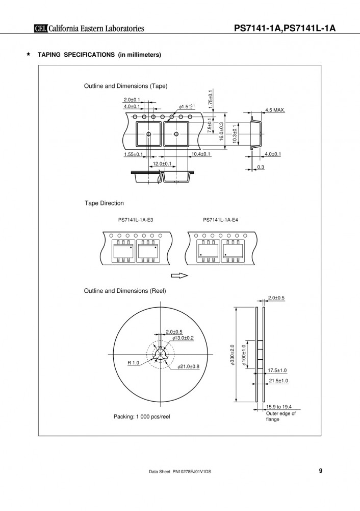 PS7141L-1A datasheet page 9