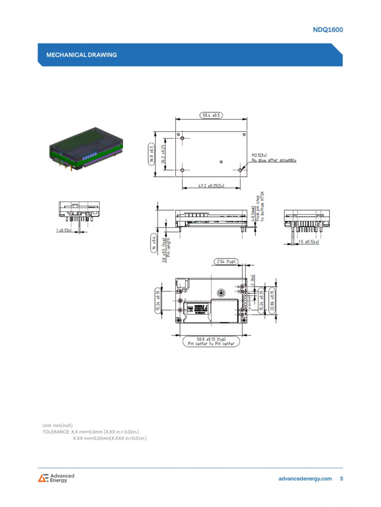 NDQ1600 series document page 3