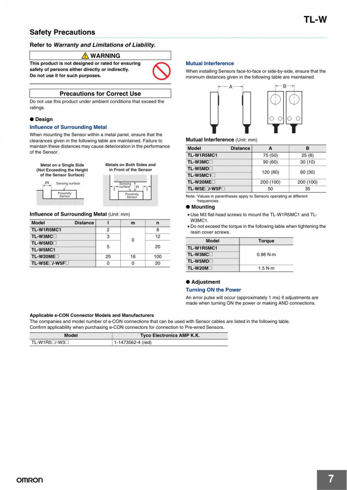 TL-W1R5MC1 documentation page 7