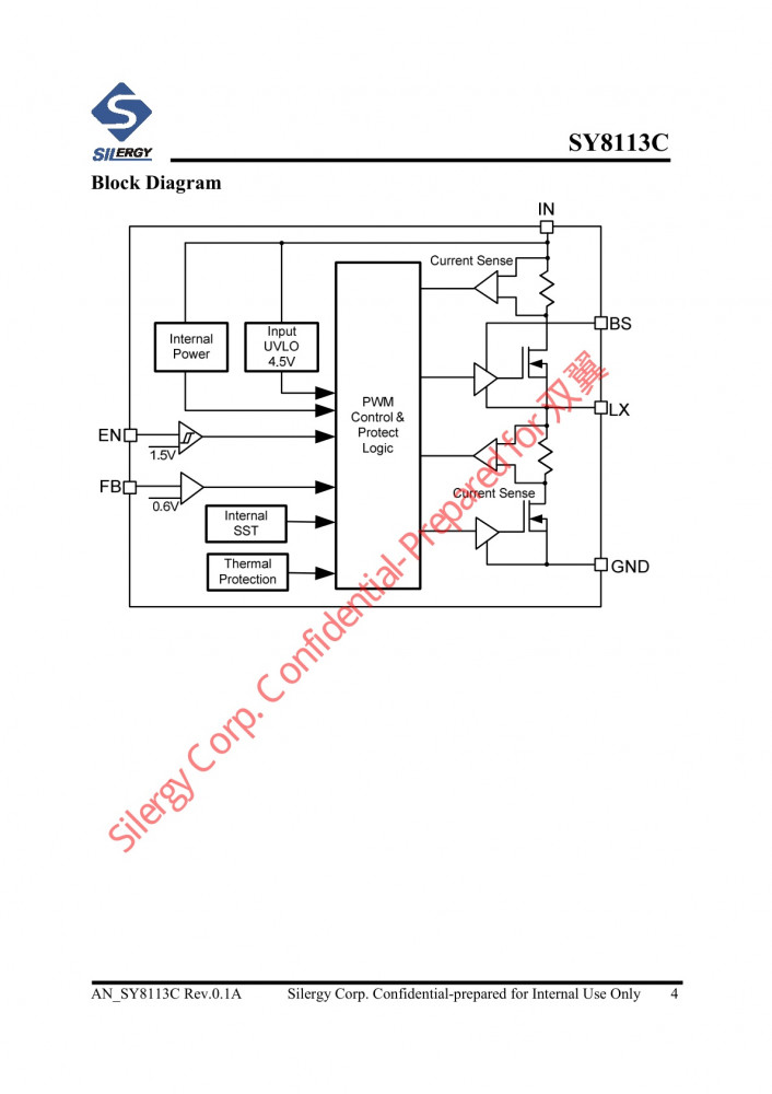 SY8113CADC datasheet page 4