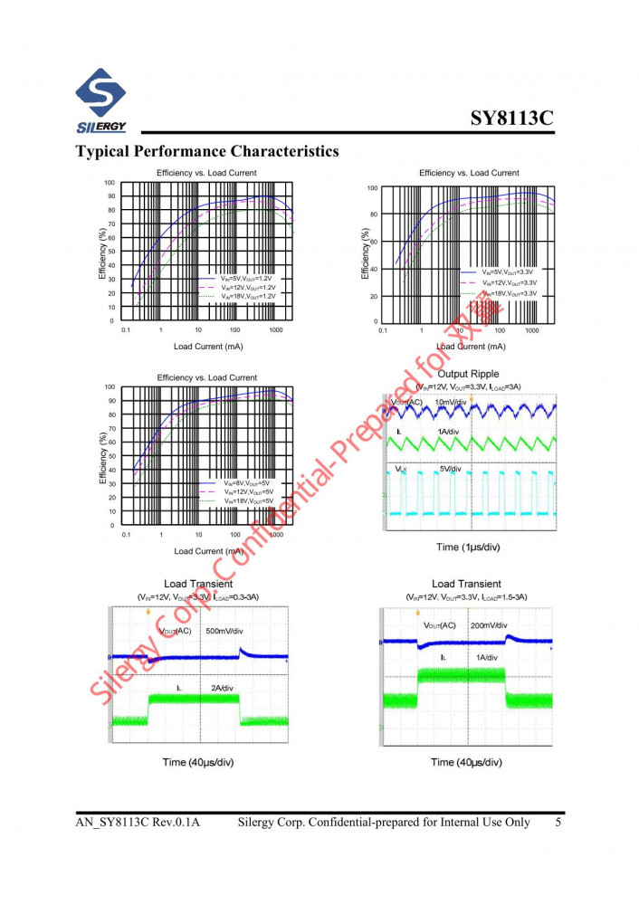SY8113CADC datasheet page 5