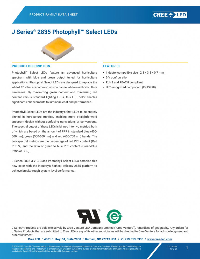 JB2835BWT-G-PPS datasheet page 1