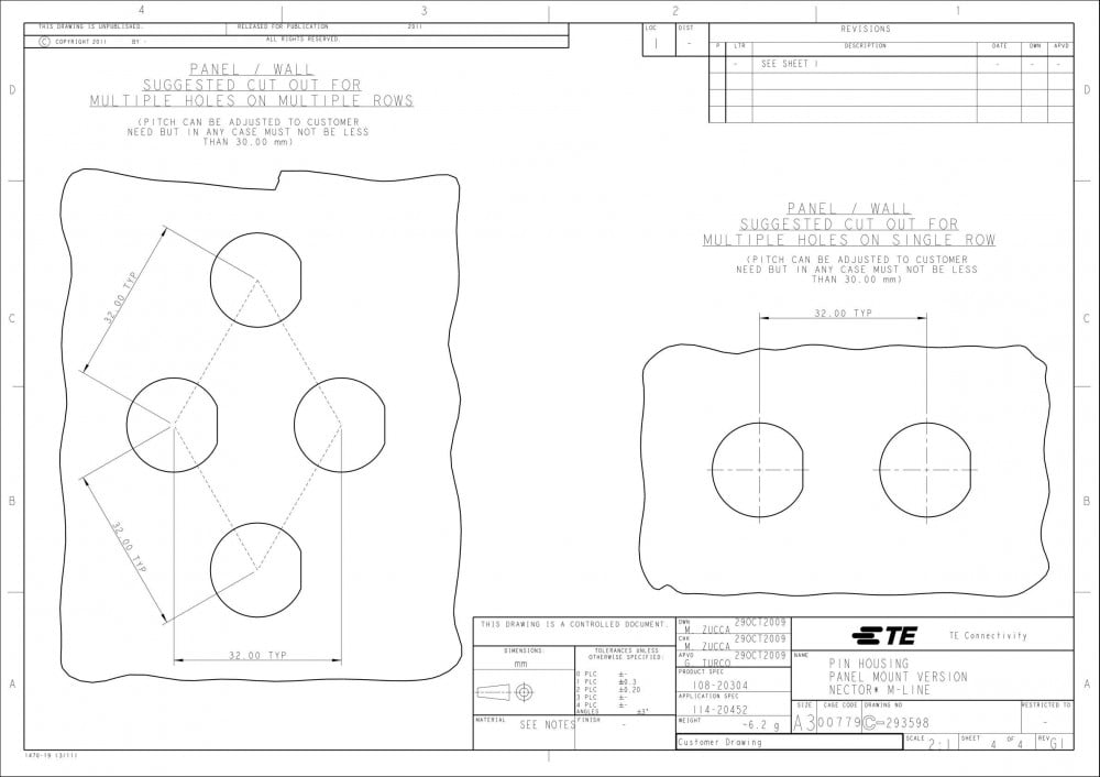 TE Connectivity 1-293598-1 drawing page 4