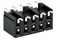 Milli-Grid Receptacle, Surface Mount, Side Entry, 0.05µm Gold (Au) Plating, 28 Circuits, with Pegs, Lead-Free, Tube