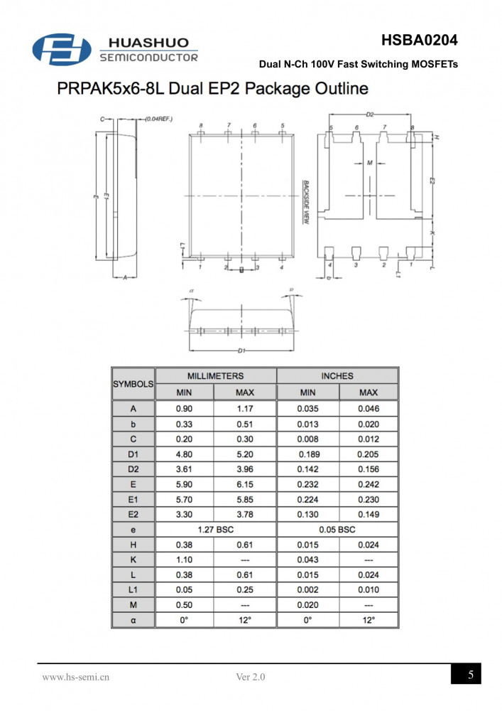 HSBA0204 datasheet page 5