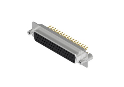 D-SUB Standard • 50-pos. • Socket • Solder pin straight • Threaded rear spacer • Quality class 3 • UNC 4-40 for sale